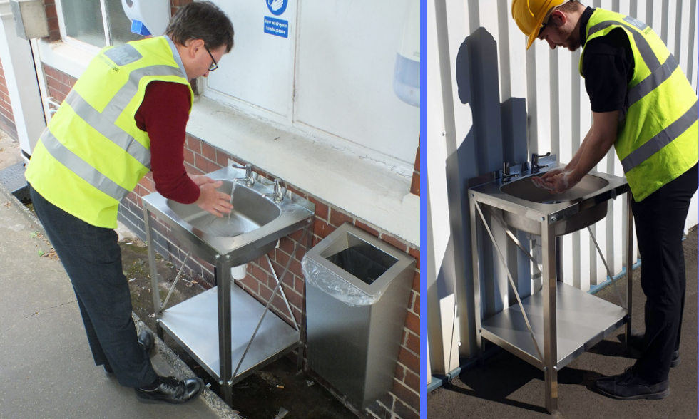 Emergency Hand Wash Basin - Pland Stainless